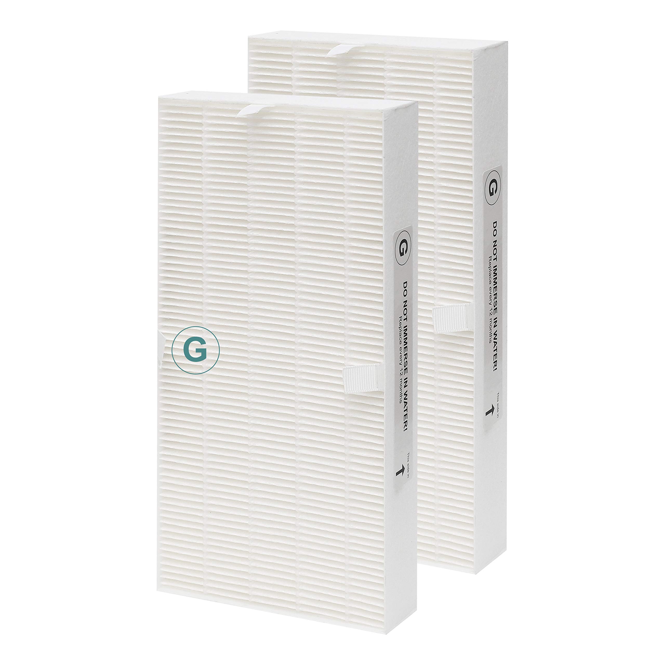 Hichoryer HRF-G Replacement Filter, Compatible with Honeywell HPA020B HPA020 & HPA030B HPA030 & HPA075/080 Series and HPA175/180 Series Air Purifier, Part Number HRF-G1/HRF-G2 2 Pack