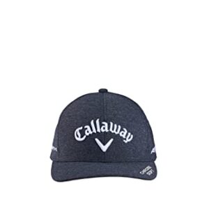 Callaway Golf Performance Pro Tour Cap Collection Headwear (OS, Black Heather/White)