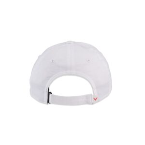 Callaway Golf Women's Heratige Twill Cap Collection Headwear (White/Coral)