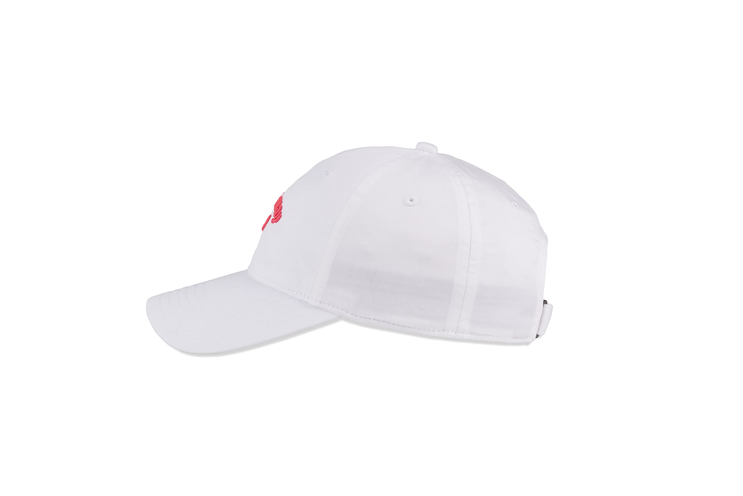 Callaway Golf Women's Heratige Twill Cap Collection Headwear (White/Coral)