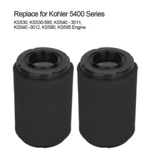 22-083-01 Air Filter Cleaner, 2Pcs Air Filter Kit Compatible with Kohler 5400 Series KS540 17-19.5hp Engine, Replace 22-083-01-S 22-883-01-S 2208301s Cub Cadet XT1 Riding Lawn Mower Tractor Mower