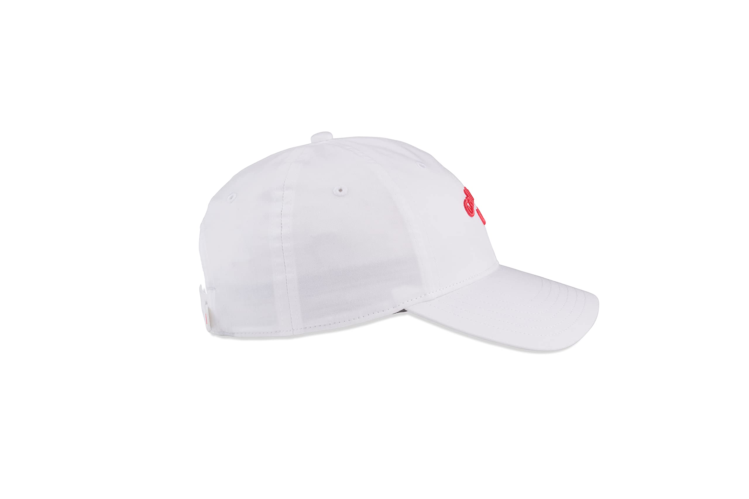 Callaway Golf Women's Heratige Twill Cap Collection Headwear (White/Coral)