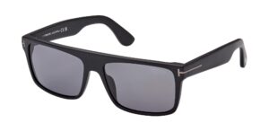 tom ford philippe-02 ft 0999-n matte black/smoke 58/16/145 unisex sunglasses