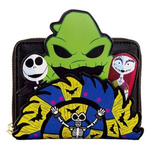 loungefly disney the nightmare before christmas 30th anniversary - oogie boogie wallet, amazon exclusive