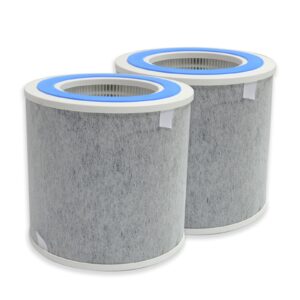 pureburg he1fkbas replacement filter compatible with shark air purifiers hp100 hp102 hc450 hc451 hc452 air purifiers,2-pack h13 hepa 4-stage filtration