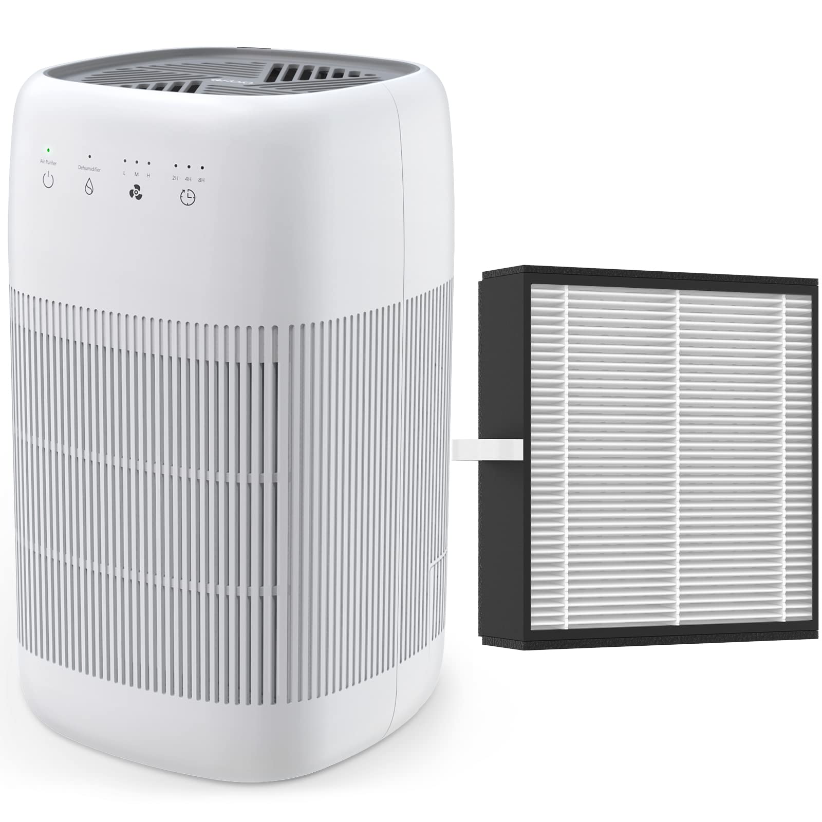 Air Purifier and Dehumidifier 2 in 1, Afloia Air Purifier Q10 Filter Replacement