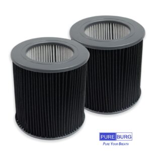 PUREBURG Replacement Filter can be fitted to Molekule Air Mini & Air Mini + Air Purifiers,2-Pack Air Clean Dust VOC Odor PM2.5 Smoke