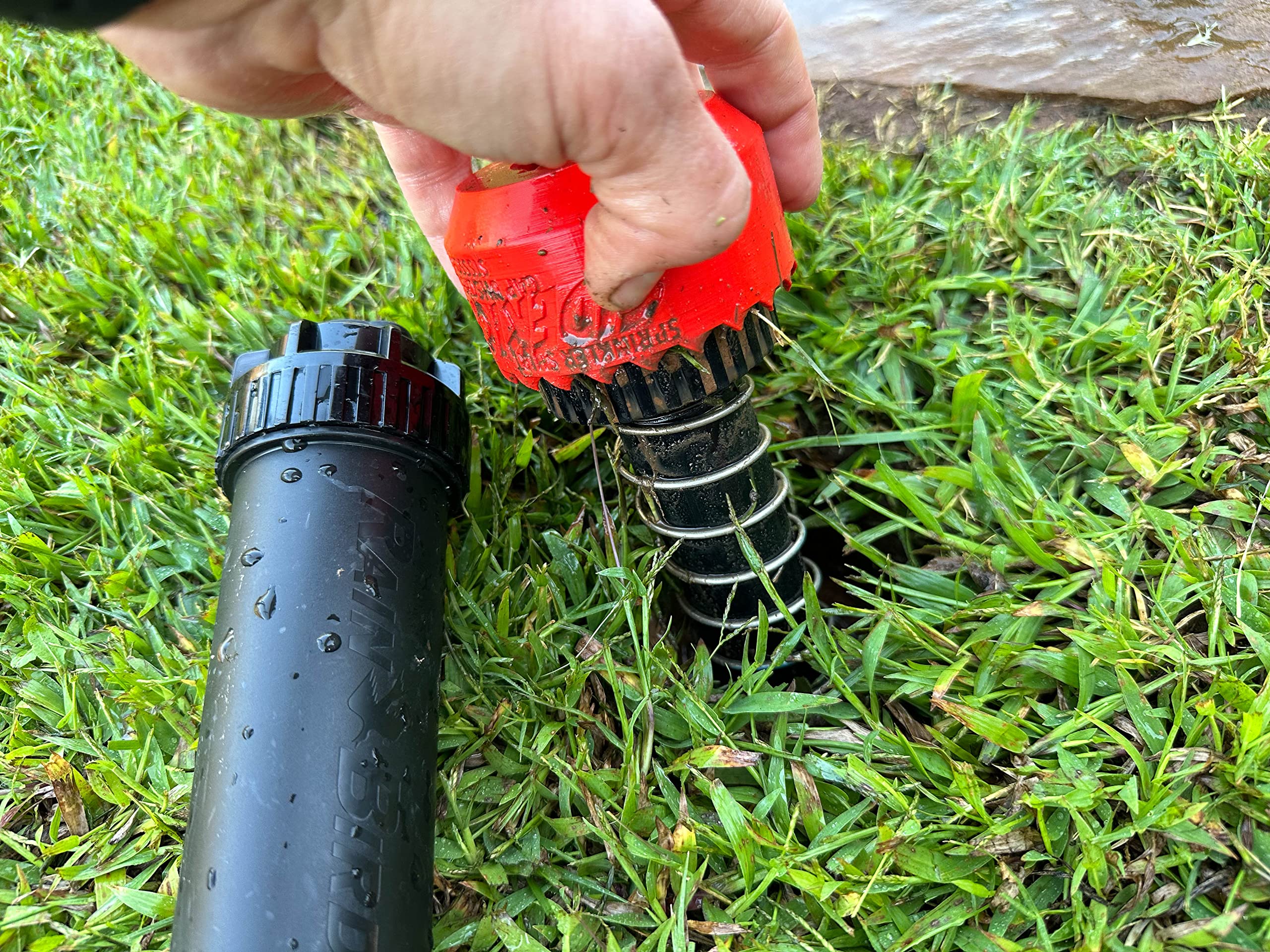 Sprinkler Head Removal Tool 4-in-1, Replace Your Sprinklers Without Digging in Under 2 Minutes, Most Brands Rainbird Toro Orbit Hunter K-Rain, 2024 Upgrade 40% Stronger New Tool, Sprinkler Shirt