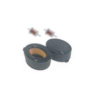 tenomal 2 pack 951-10794 air filter + pre filter with fuel filter 691035 replace for mtd 751-10794 751-14262 951-14262 fits s208cc troy-bilt mtd gold craftsman yard-man yard machines