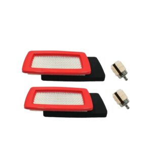 tenomal 2 pack 512652001 air filter+pre filter 512654101 with fuel filter replace husqvarna 544271501 544271601 red max t401282310 t401282311 fits eb7000 eb8000 ebz8500 170bf 170bt 180bf 180bt 370bfs