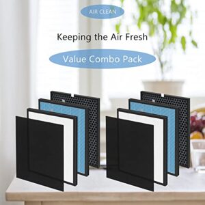 2-Set 10L Pro HEPA Filter Replacement Kit Compatible with Okaysou Airmax 10L Pro and Aiibot-A300 Air Cleaner Purifiers