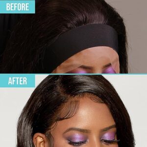 KISS Colors & Care Perfect Melt Elastic Band 1-⅛” - Soft & Stretchy, Perfect Pressure, Lightweight, Comfortable, Non-Slip Ideal For Melting Lace Frontals, and Laying Edges, Suitable For All Hair Types