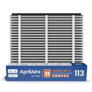 aprilaire 113 replacement filter for aprilaire whole house air purifiers - merv 13, healthy home allergy, 16x20x4 air filter (pack of 1)