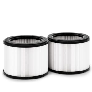 vendfo air filter replacement standard version for vf10/vf10 pro, h13 true hepa air cleaner filter, 2 pack