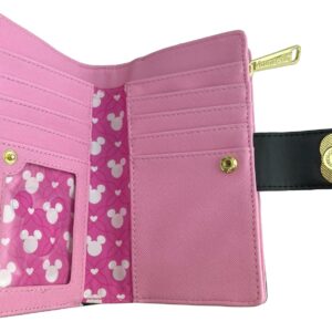 Loungefly Disney Minnie Mouse Faux Leather Wallet Snap Flap Clutch