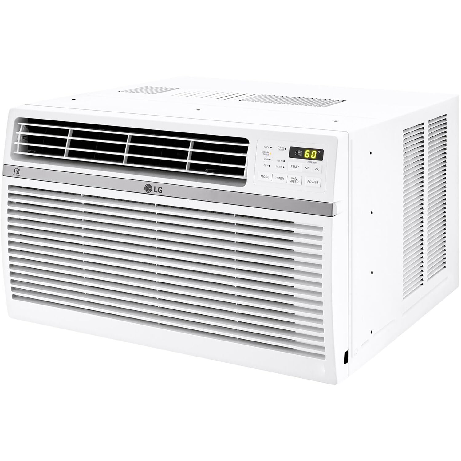 LG 12,000 BTU Smart Window Air Conditioner, 115V, AC Window Unit for Rooms up to 550 Sq. Ft., Perfect for Kitchen or Living Room, Phone & Voice Control, Works with LG ThinQ, Amazon Alexa, Hey Google