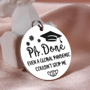 PhD Gifts for Women Graduation Keychain Gifts for Him Her PhD Graduation Gifts for Senior Graduate Student Funny Graduation Gifts for Women Men Son Daughter Doctor of Philosophy Nursing Grad Gift