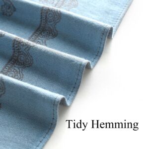 Ciormis Shawl Wraps for Women, Silky Jacquard Paisley Pashmina Scarves for Bridal Formal Dresses（US-Light Blue）