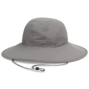 outdoor research women's oasis sun hat, pewter, m