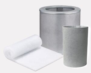 c600 replacement filter bundle: prefilter + 26 lbs carbon filter + hepa barrier filter cloth and frame