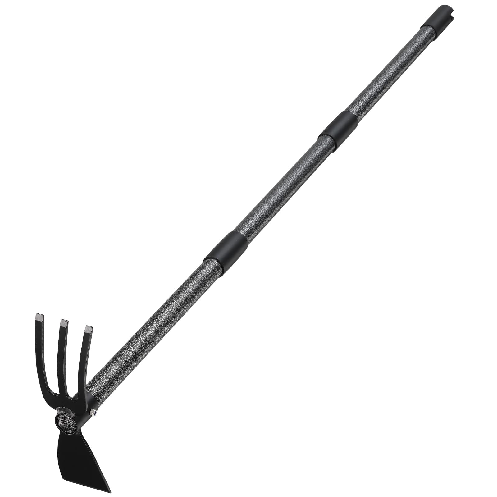 Hoe Garden Tool, 45 Inch Garden Hoe Long Handle for Weeding, Hoe Cultivator 2 in 1 Hand Garden Tools for Gardening Planting