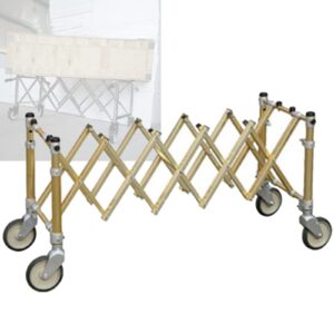 zannza funeral stretcher church truck coffin rack cart, high load aluminum alloy coffin rack folding cart for funeral, foldable propeller,d