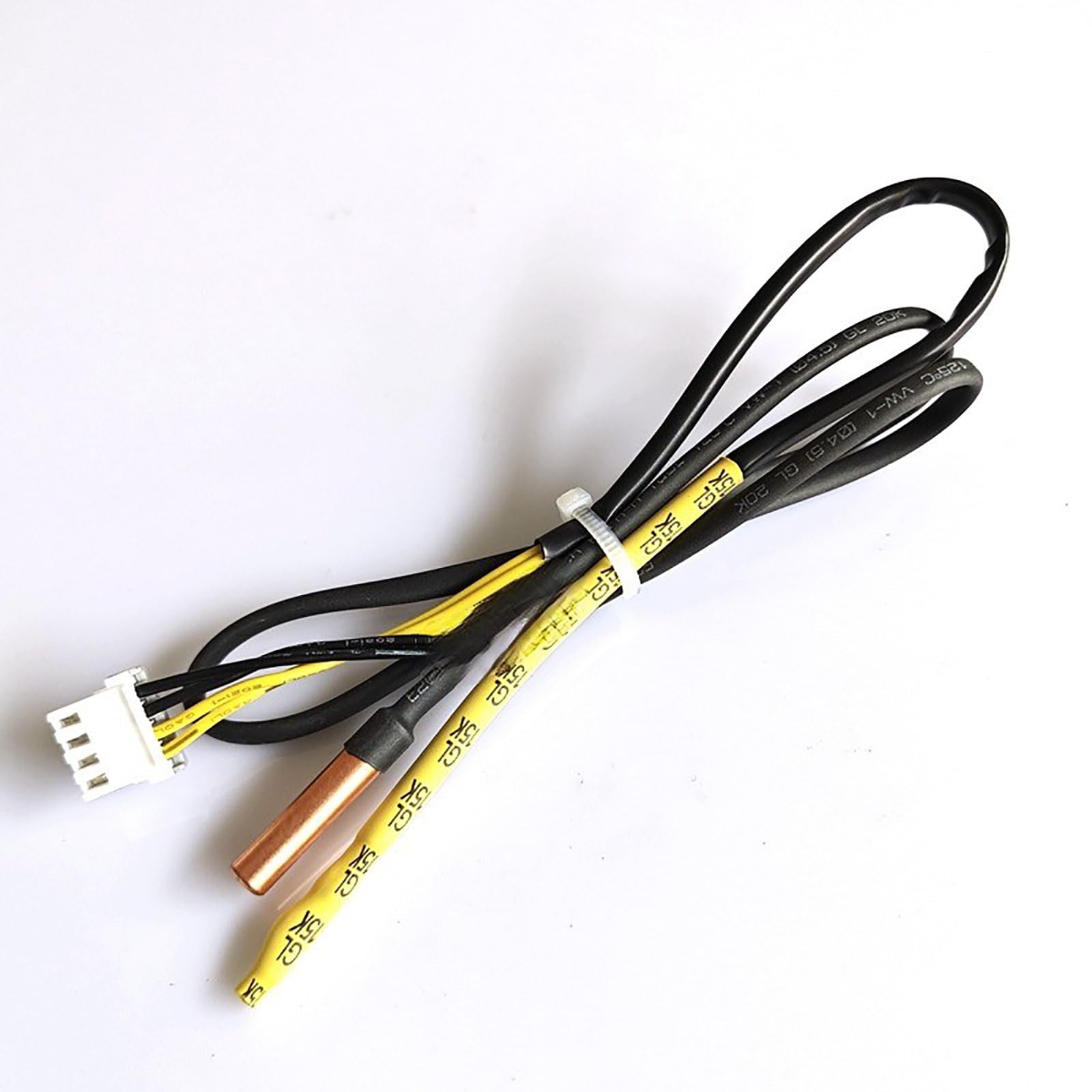 HMHAMA Air Conditioner Temperature Sensor Thermistor Probe Freeze Control Sensor Double Air Conditioning Probe 20K Copper 15K Rubber Head Universal for GREE Air Conditioner