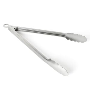 martha stewart richburn 12" tongs - stainless steel