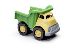 dump truck – yellow/dark green