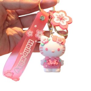 cute anime keychains, kawaii keyring merchandise, gifts for friends and cute anime fans (a-1pcs)