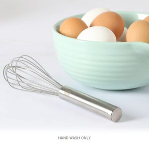 Martha Stewart Richburn 1pc 8.5" Stainless Steel Balloon Whisk - Satin Finish