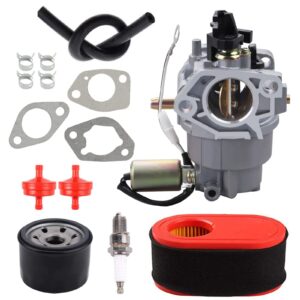 951-05149 carburetor and air filter compatible with cub cadet 4p90hua 4p90hub 4p90huc 420cc 4p90juc 4p90jue 4p90juf cc30 cc760es mtd hy-4p90f 4p90g craftsman t1000 t1200 r1000 husky lt4200 lawn mower