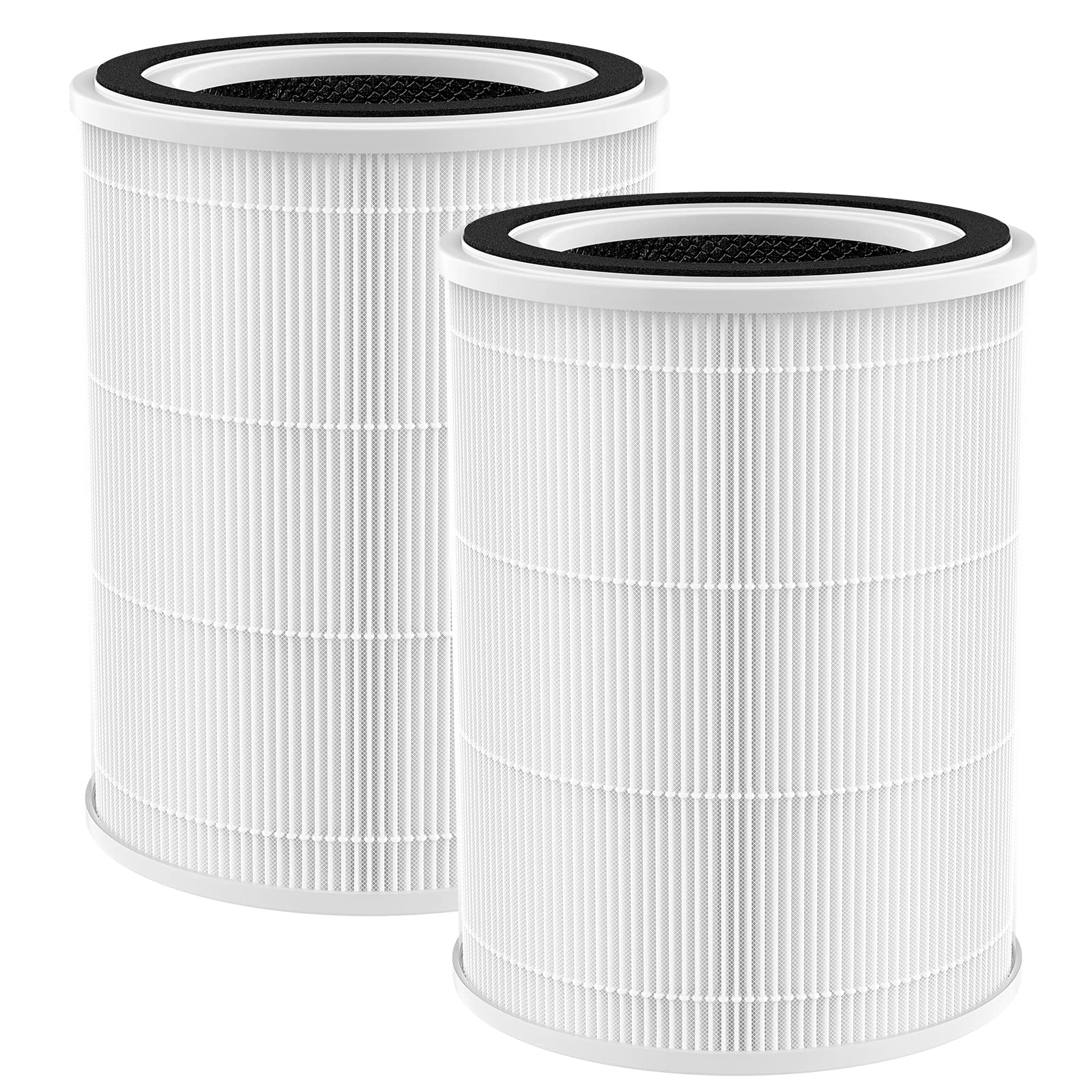 TPAP001 H13 True HEPA Replacement Filter, Only Compatible with TOPPIN TPAP001 Comfy Air C2 Air Purifier, 4-in-1 HEPA Air Filter, Part # TPFF001【Not Fit Kokofit KJ510B & TPAP002 TPAP004 TPAP005】