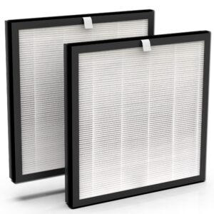 vegebe a3 h13 hepa replacement filter, compatible with vewior a3 air purifier, 2 pack