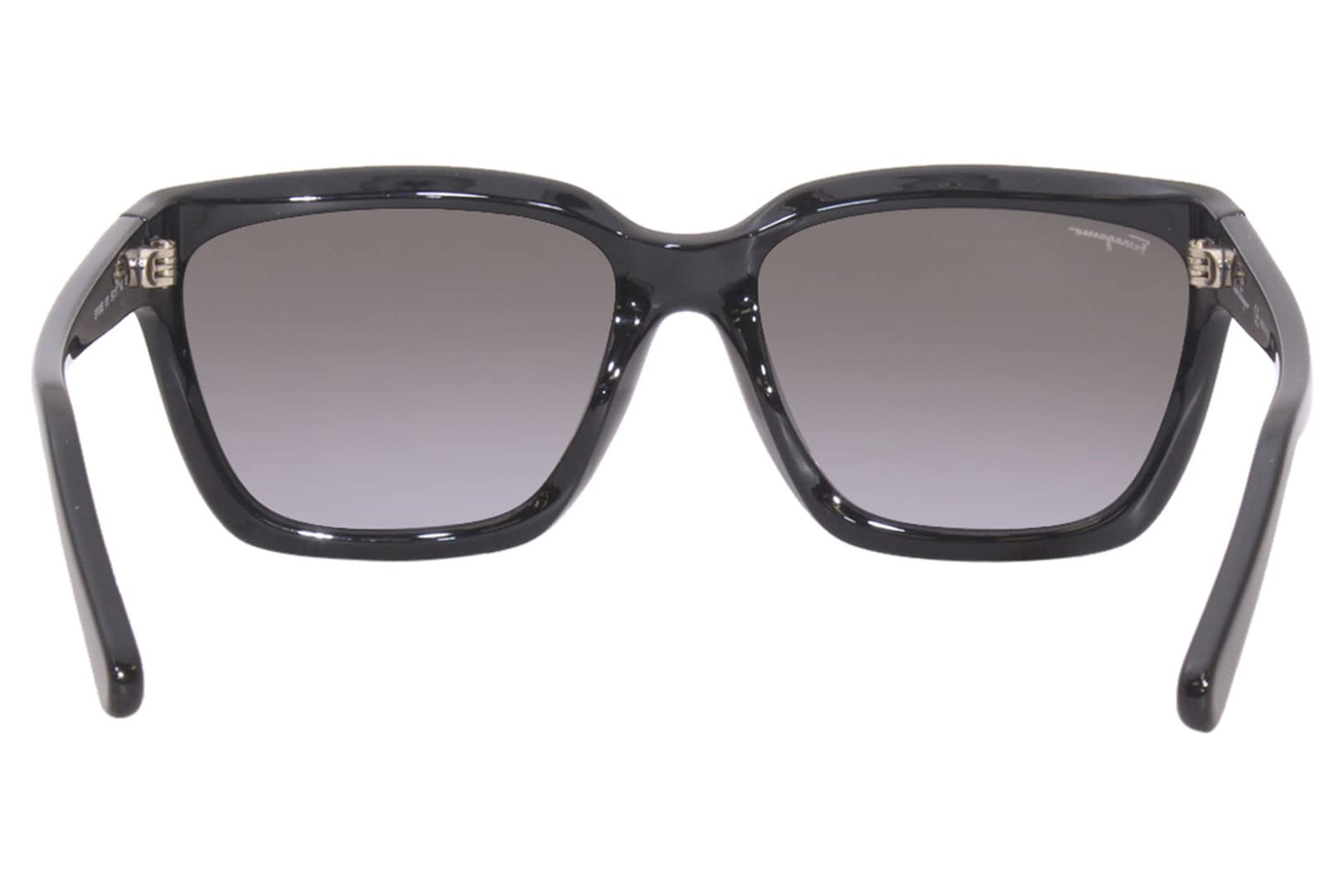 SALVATORE FERRAGAMO-SF1018S 001 Rectangle Sunglasses Black Gray