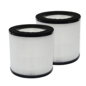 pureburg replacement true hepa filters compatible with trustech & air choice ap-1210 ap1210 air purifiers,h13 air clean dust vocs odor pm2.5 smoke,2-pack