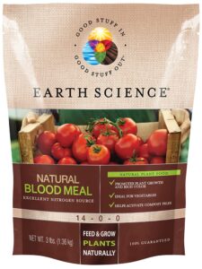 earth science – natural blood meal plant food – feed & grow plants naturally – activate compost piles – vibrant color –more blooms and bigger harvests 3lb