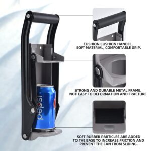 Can Crusher, CNAODUN for Recycling Heavy Duty Aluminum Wall Mounted Can Crusher, Soda Beer Can Smasher with Bottle Opener for 12 Oz and 16 Oz Cans