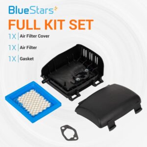 BlueStars 14 743 03-S Air Filter Cover Base Cleaner Kit - For Kohler XT650 XT675 Engines Husqvarna Toro 22" Recycler Lawn Mower - Replaces 14-096-119-S 14-743-03-S 14-094-27-S