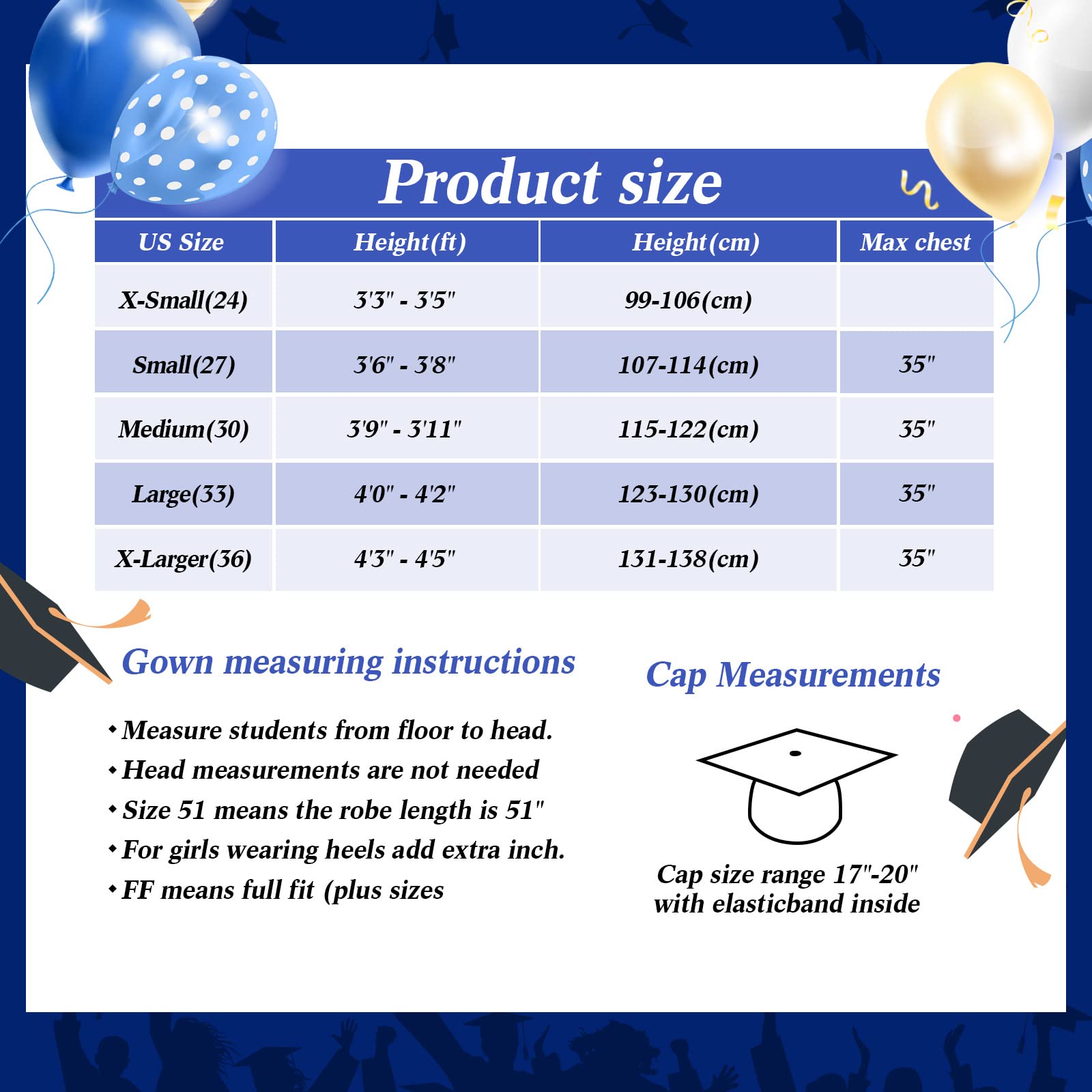 Silkfly 7 Pcs Unisex Matte 2024 Kindergarten Preschool Graduation Gown and Cap with Tassel Sash Plush Stuffed Bear Sets(Royal Blue, 30)