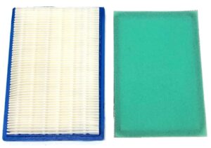 air filter plus pre-filter compatible with briggs & stratton a/c filter cartridge 397795 397795s, pre-cleaner filter 399039