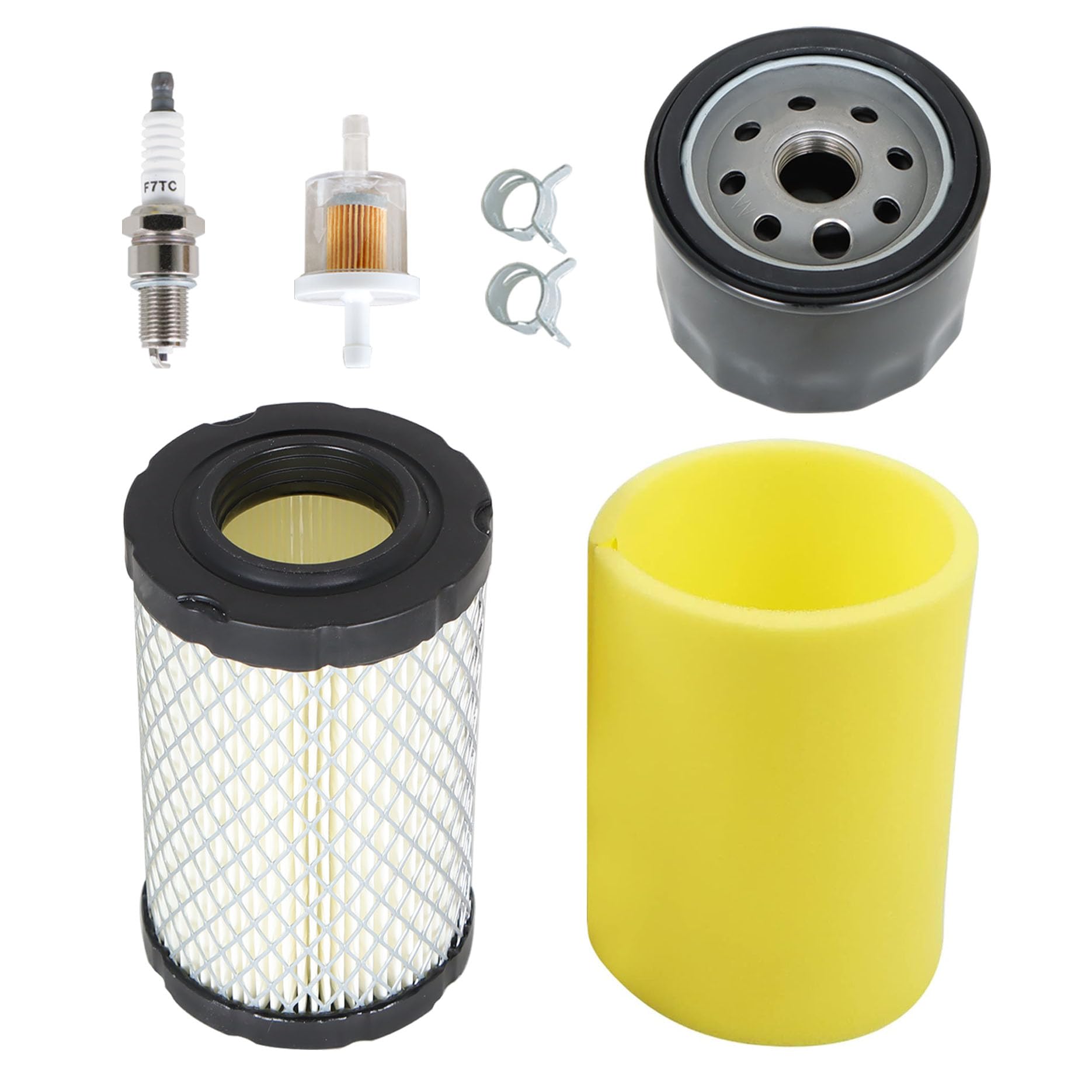 LiGuVCY 793569 793685 Air filter with Pre Filter Kit Replacement for Briggs Stratton Intake 20-21 HP MIU11511 GY21055 LA125 LA115 D100 D120 D110 L100 Lawn Mower Tractor