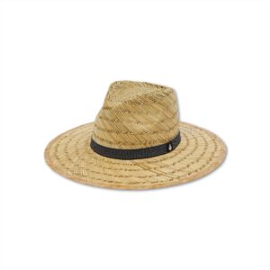 volcom women's throw shade straw hat, natural