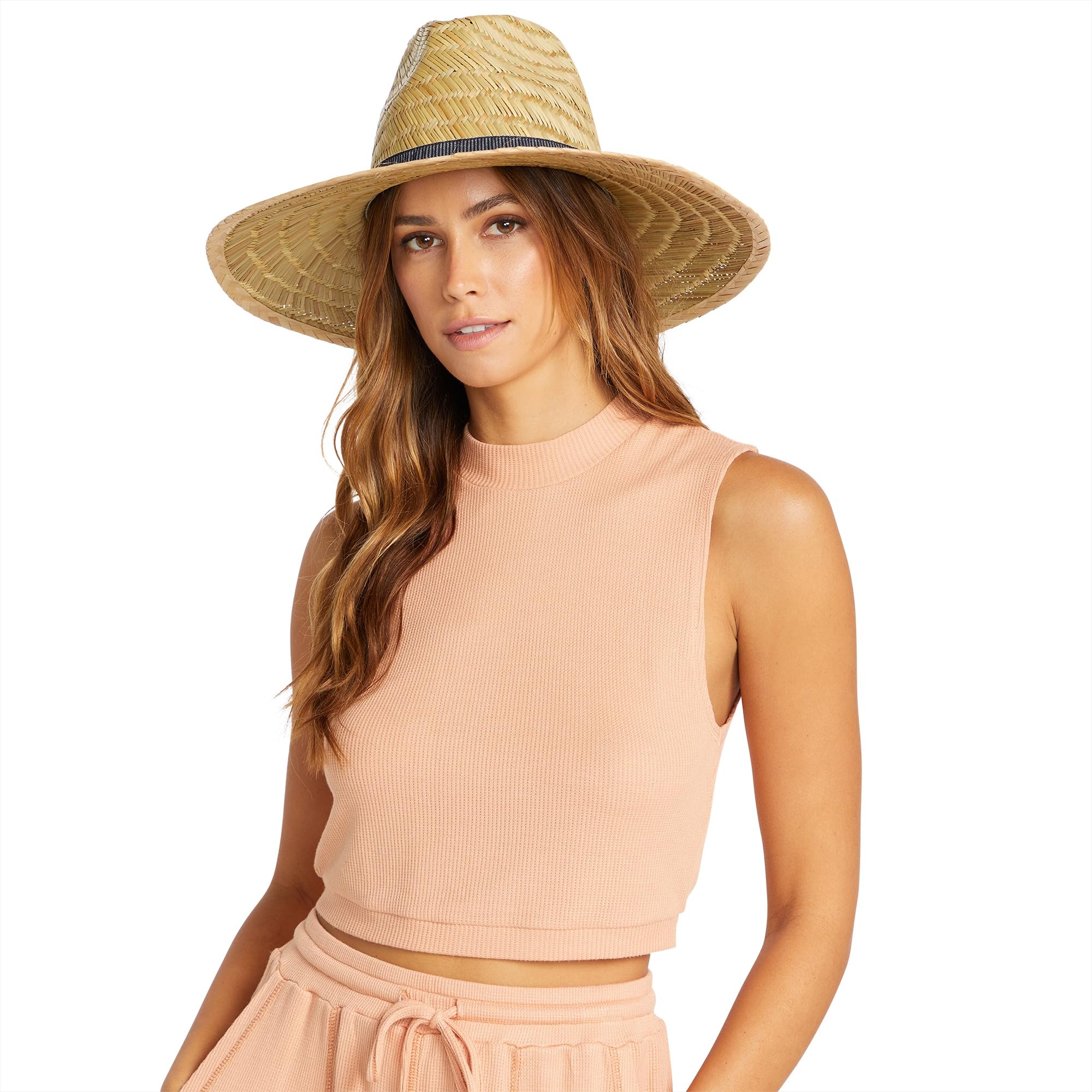 Volcom Women's Throw Shade Straw Hat, Natural