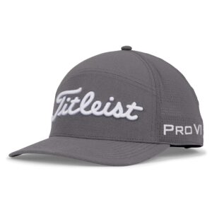 titleist womens tour featherweight golf hat baseball cap, charcoal/white