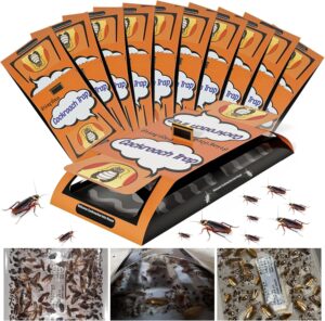 2024 upgrade 24 pack roach killer indoor infestation, cockroach killer indoor home, roach traps indoor sticky, roach bait cockroach trap for roach ants spiders