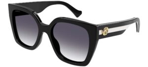 gucci gg1300s black/grey shaded 55/19/145 women sunglasses