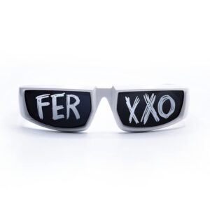 legnovault ferxxxo glasses, gafas del ferxxxo, feliz cumpleaños ferxxxo, ferxxxo merch, sports sunglasses (white)