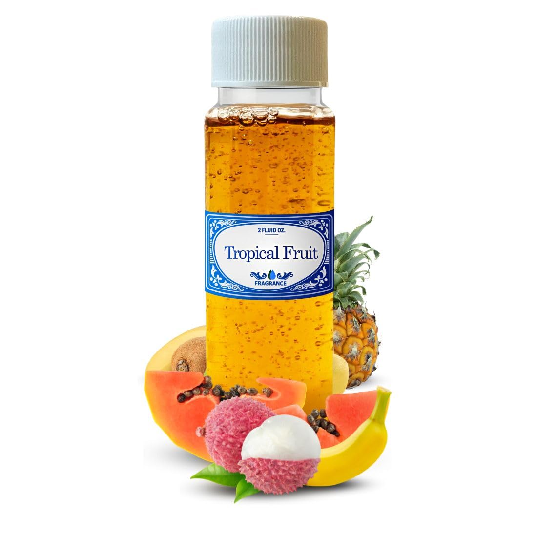 Tropical Scents 2.0 fl oz Fragrances Pack, Orange, Tropical Fruits, Tropical Breeze & Summer Melons, for Use in Water Vacuums Like Hyla, Rainbow, Sirena, Diffusers, Aromatherapy, Not Made by Rexair