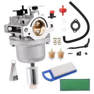 rebuiman 791858 carburetor with air filter fit for 591731 593514 697141 697190 698445 699109 699937 796109 794294 engine 14.5-21hp craftsman lawn tractor mower